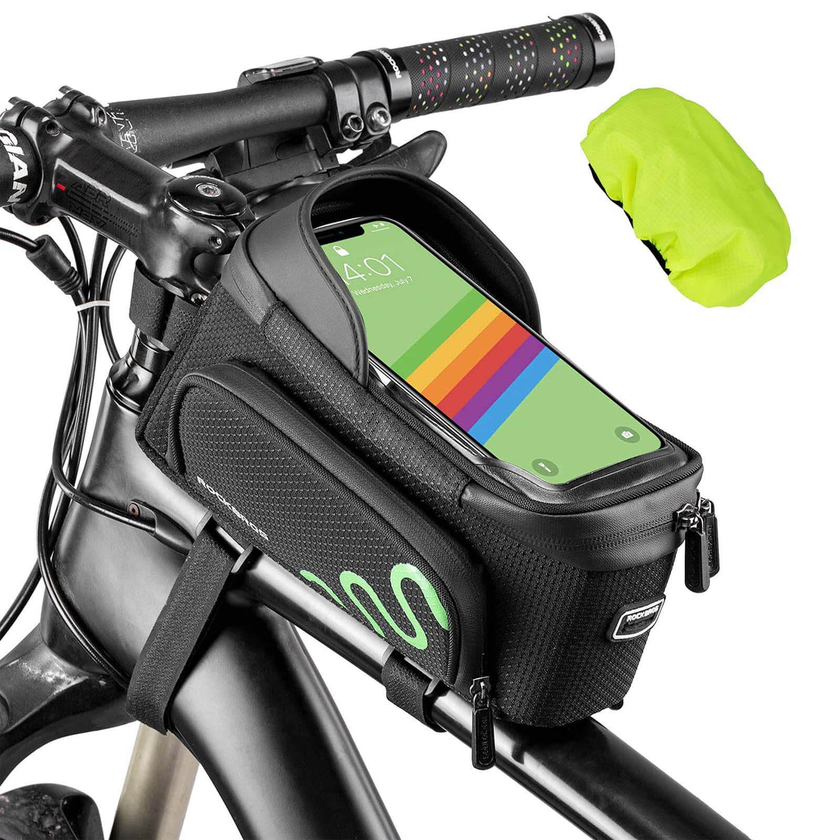 ROCKBROS Wodoodporna Torba na Górną Ramę Roweru z Osłoną ...